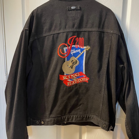 I D | Jackets & Coats | Gibson Guitars Jean Jacket Xxl | Poshmark